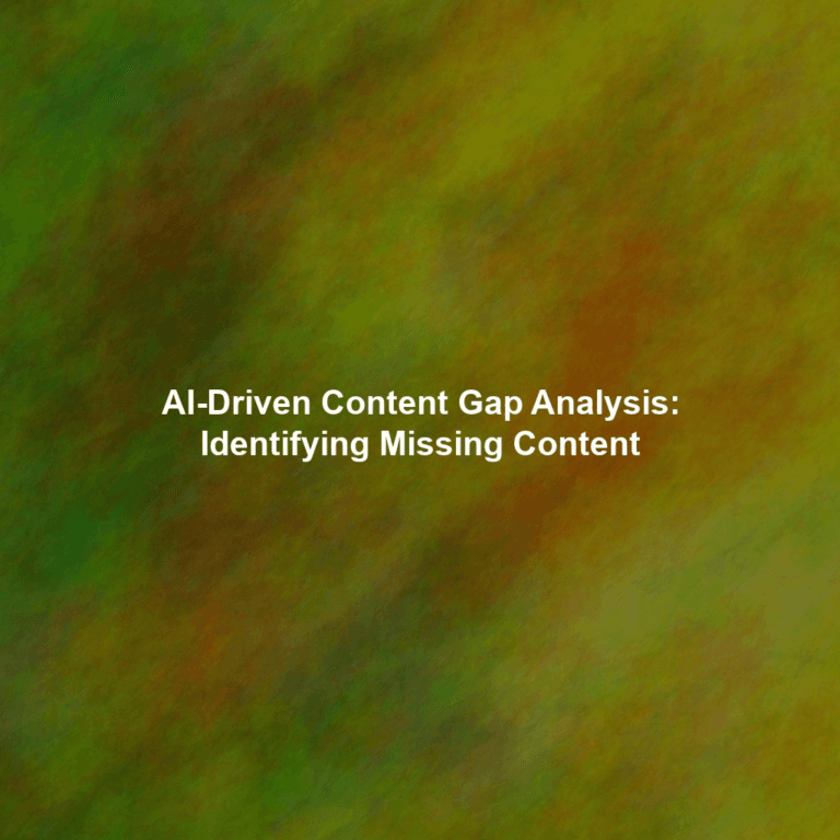 AI-Driven Content Gap Analysis: Identifying Missing Content | Content ...