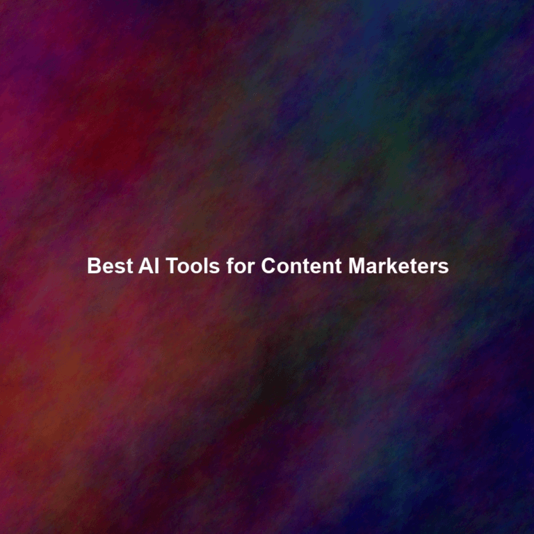 Best AI Tools for Content Marketers | Content Hurricane