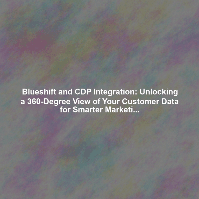 Unlock Personalization: Integrating Blueshift with a CDP
