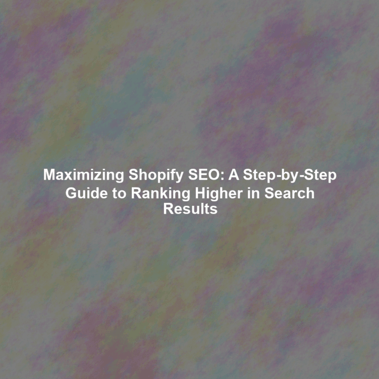Shopify SEO: Rank Higher & Drive Organic Traffic