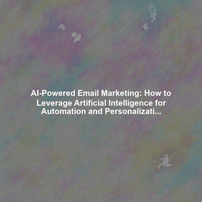 AI in Email Marketing: Boosting Engagement & ROI