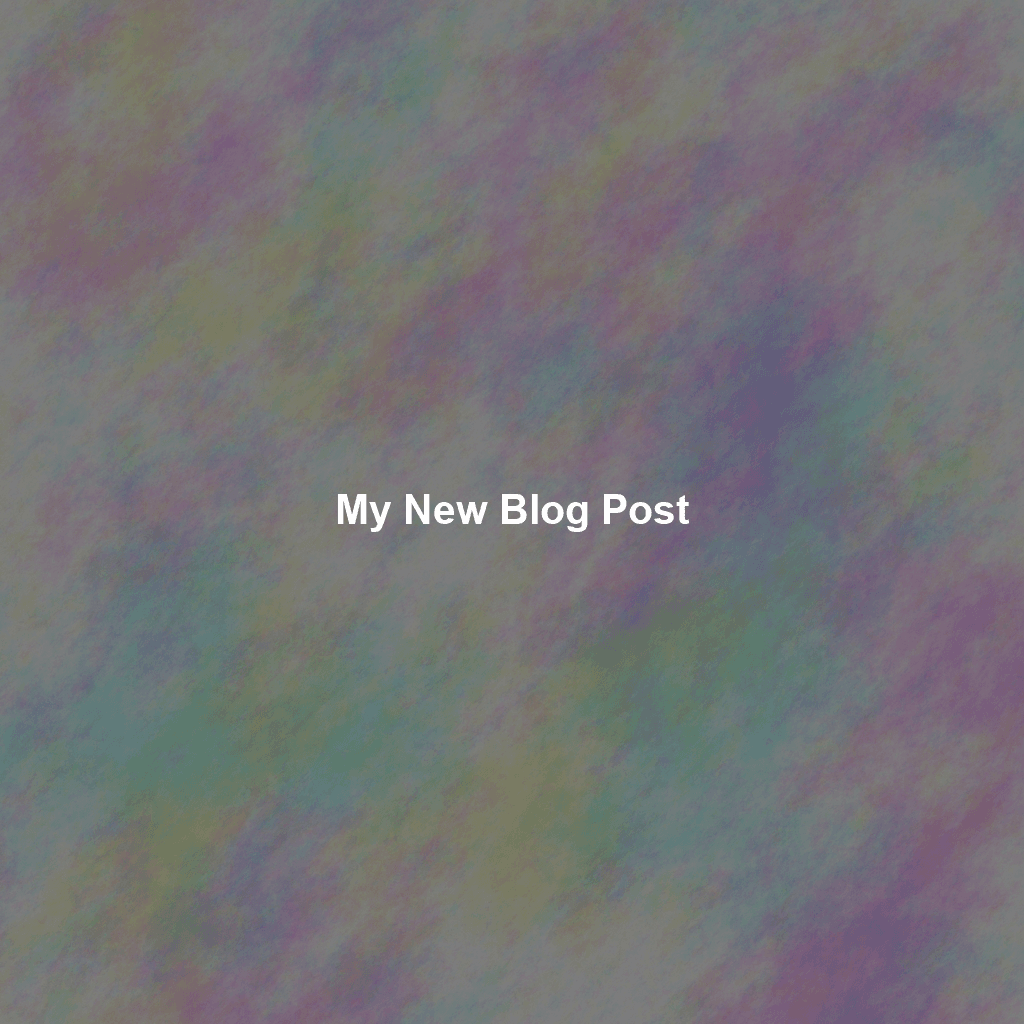 My New Blog Post | Content Hurricane